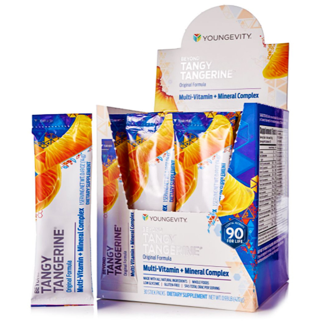 Beyond Tangy Tangerine Sticks | 30 Count | Youngevity | 90 for Life