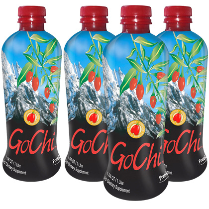 GoChi - 1 Liter Bottle (4 Pack): Majestic Earth Minerals
