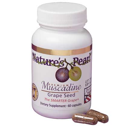 Nature’s Pearl® Premium Muscadine Grape Seed - 60 capsules each ...
