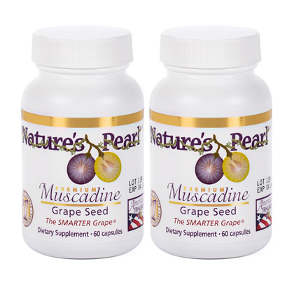 Nature’s Pearl® Premium Muscadine Grape Seed - 60 capsules each (2 ...