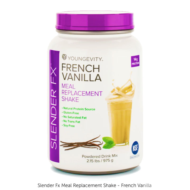 SlenderFx Meal Replacement Shake | French Vanilla | Youngevity