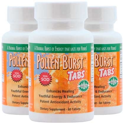 Pollen Burst Tabs 3 Pack: Majestic Earth Minerals