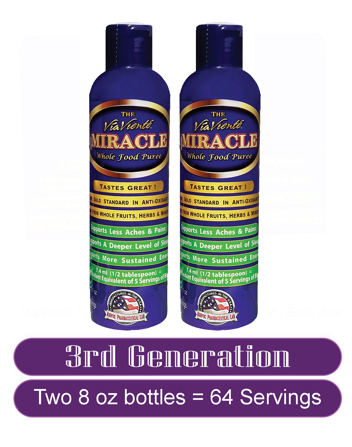 ViaViente Miracle - 8oz Bottle (2 pack)